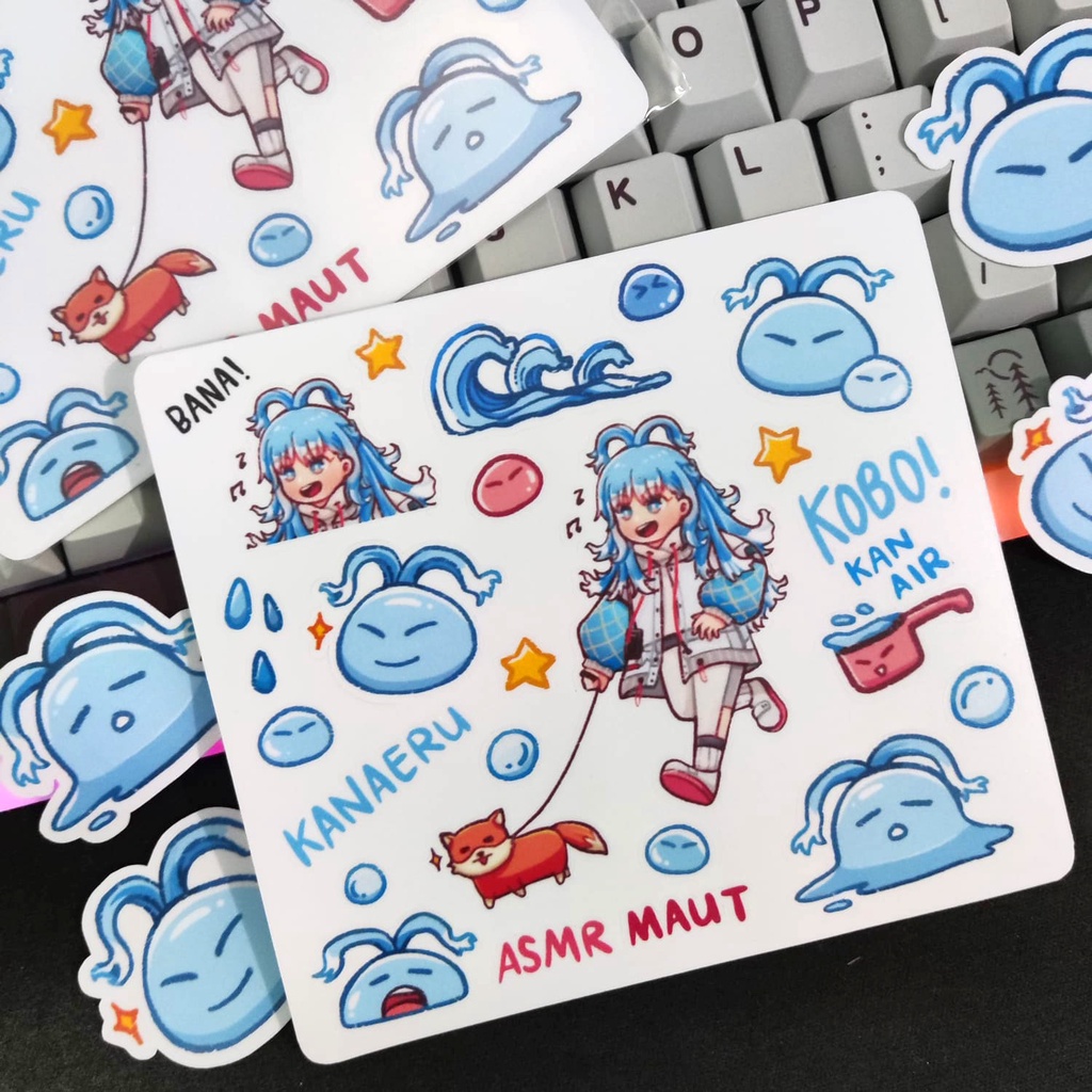 Jual Stiker Kobo Kanaeru waterproof sticker sheet | BANA | Shopee Indonesia
