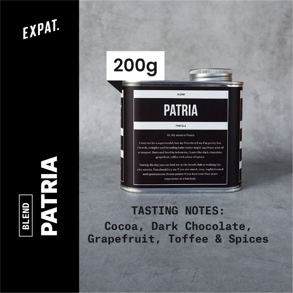 Jual Expat Roasters Specialty Coffee Patria Espresso Blend Biji Kopi ...