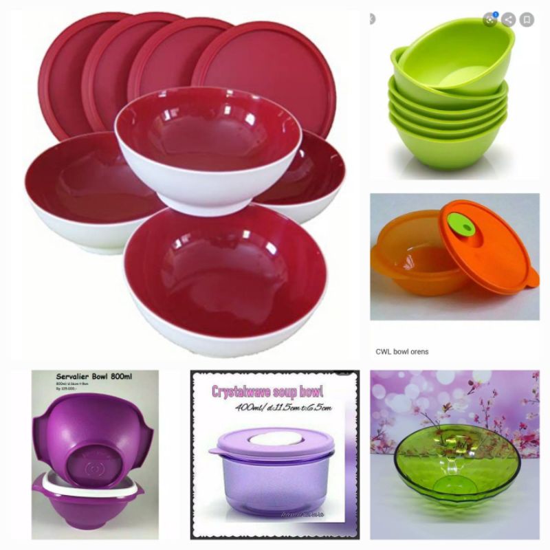 Jual Aneka bowl /mangkok tupperware | Shopee Indonesia
