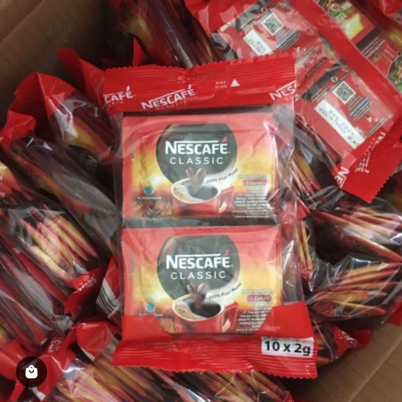 Jual Nescafe Classic Sachet Kopi Instan Murni Dalgona isi 10 x 2gr ...