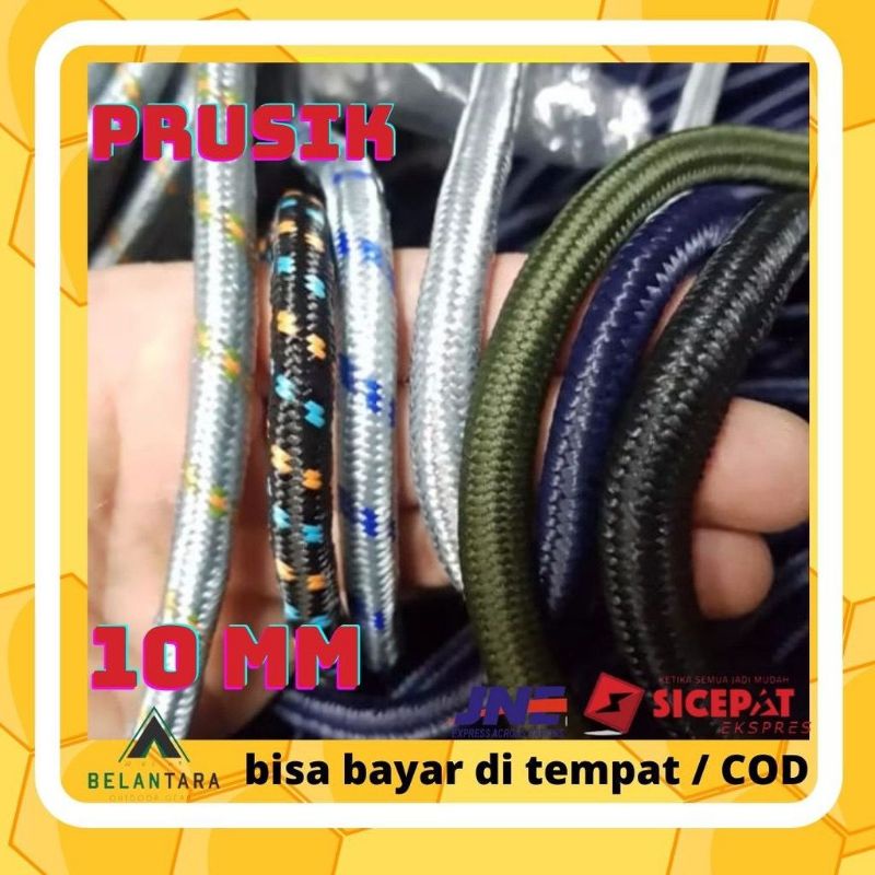 Jual tali prusik 10 mm tali perusik 10mm besar polos meteran perusik ...