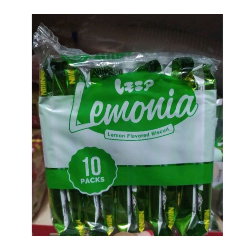 Jual Biskuit Lemonia Lemon Original Kemasan isi 10 sachet | Shopee ...