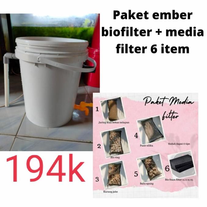 Jual Paket Ember Bio Filter Kolam Ikan | Shopee Indonesia