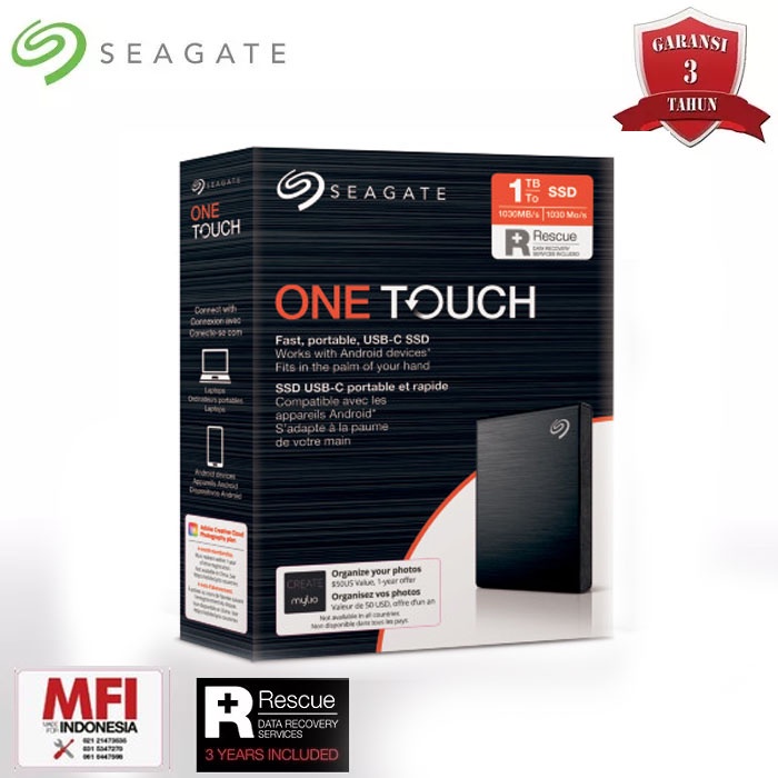 Jual Hardisk Eksternal Seagate One Touch 1TB USB3.0 | Shopee Indonesia