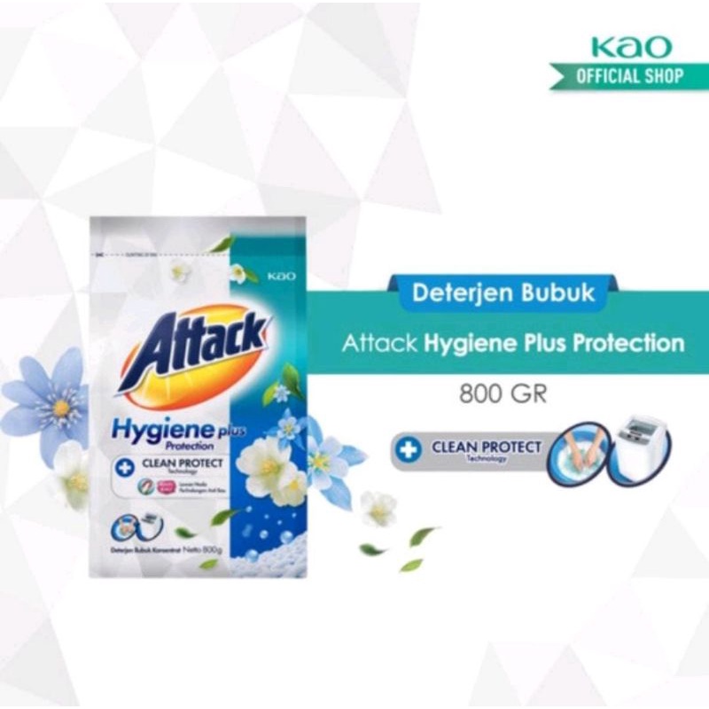 Jual Attack Hygiene Plus Protection Detergent 800gr | Shopee Indonesia