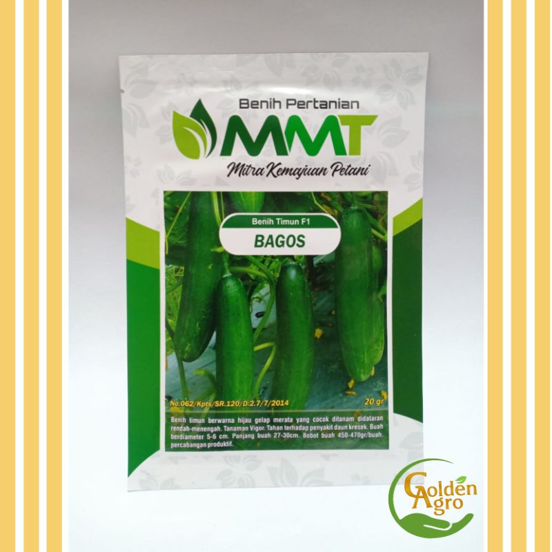 Jual BENIH BIBIT TIMUN BAGOS F1 20GR GRAM MMT MITRA MERDEKA TANI ...