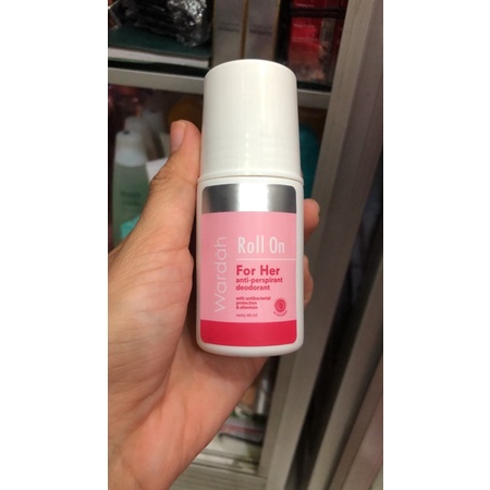Jual WARDAH DEODORANT ROLL ON FOR HER 60ml | Shopee Indonesia