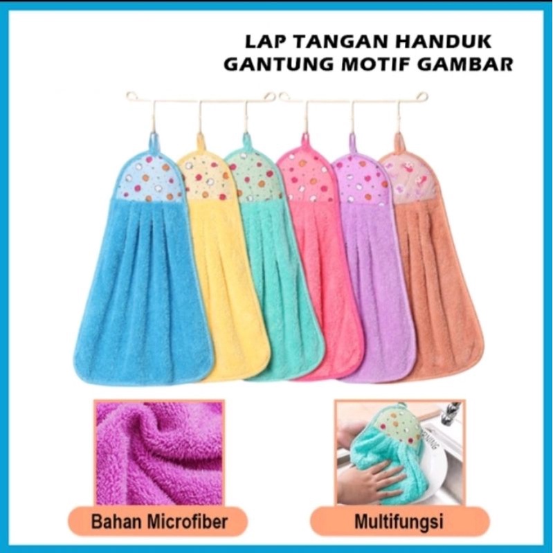 Jual LAP TANGAN HANDUK MOTIF GAMBAR | Shopee Indonesia