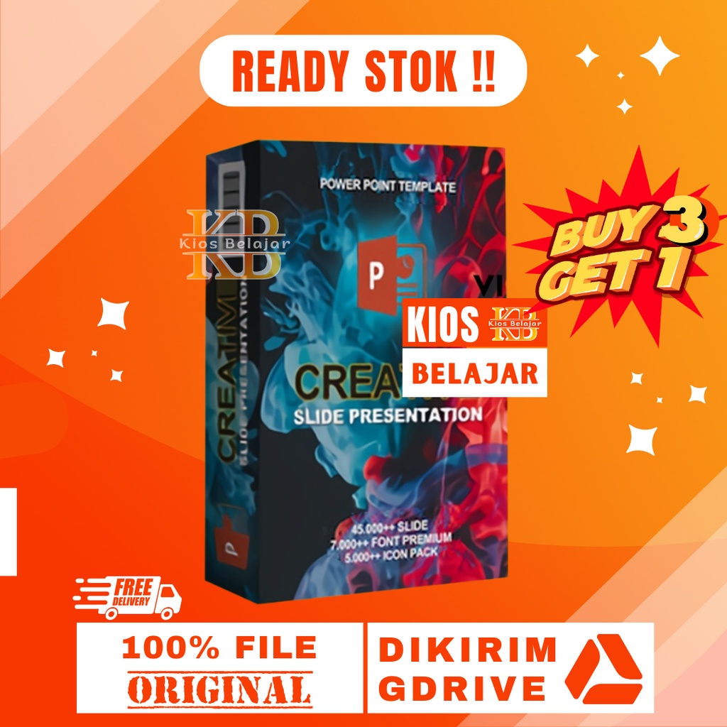 Jual Template PPT CREATIVE - ELEGANTPRESS Template PowerPoint Premium ...