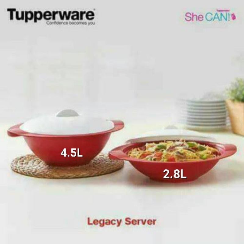 Jual Legacy server tupperware wadah saji ukuran besar | Shopee Indonesia