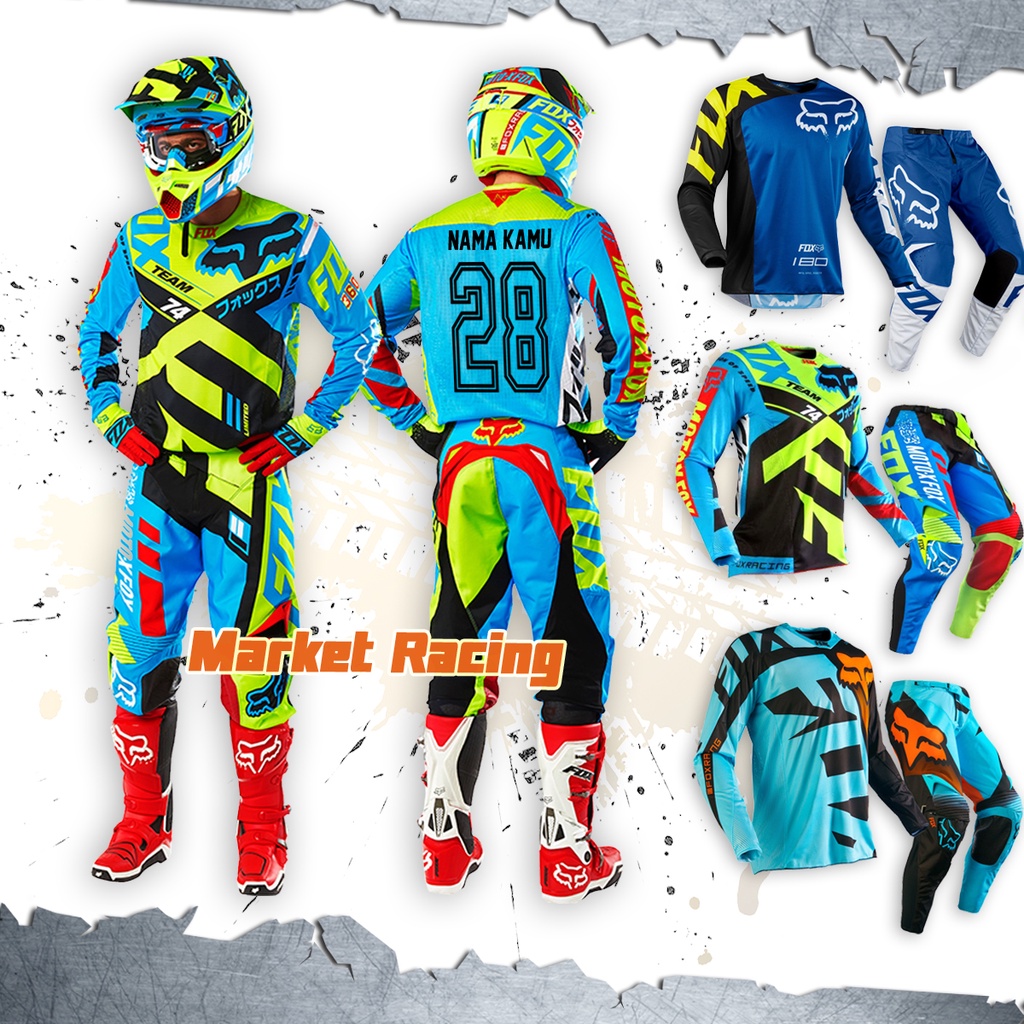 Jual pakaian baju jersey jerset celana motor trail cross motorcross ...