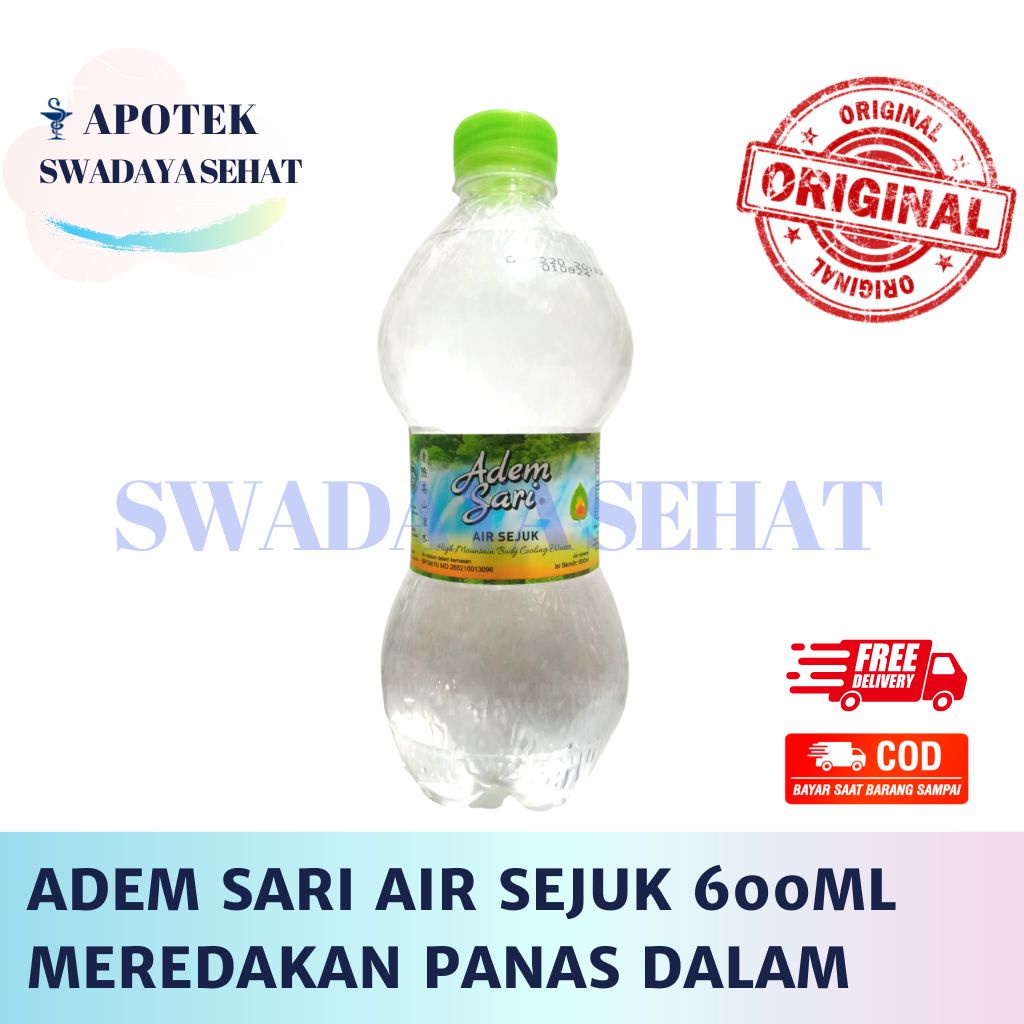 Jual ADEM SARI AIR SEJUK Botol 600ML - Meredakan Panas Dalam Konstipasi ...
