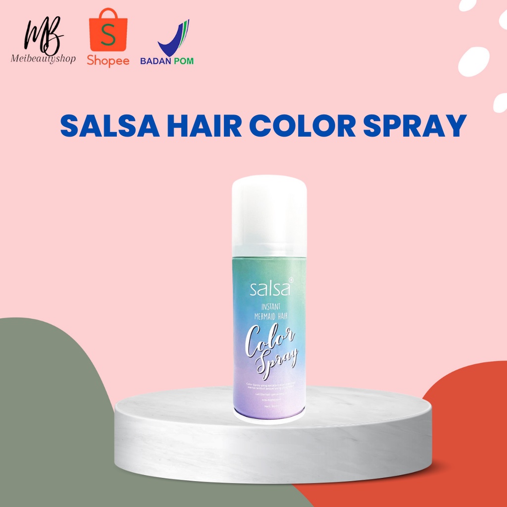 Jual Salsa Instant Mermaid hair colour spray semir rambut spray 80ml ...