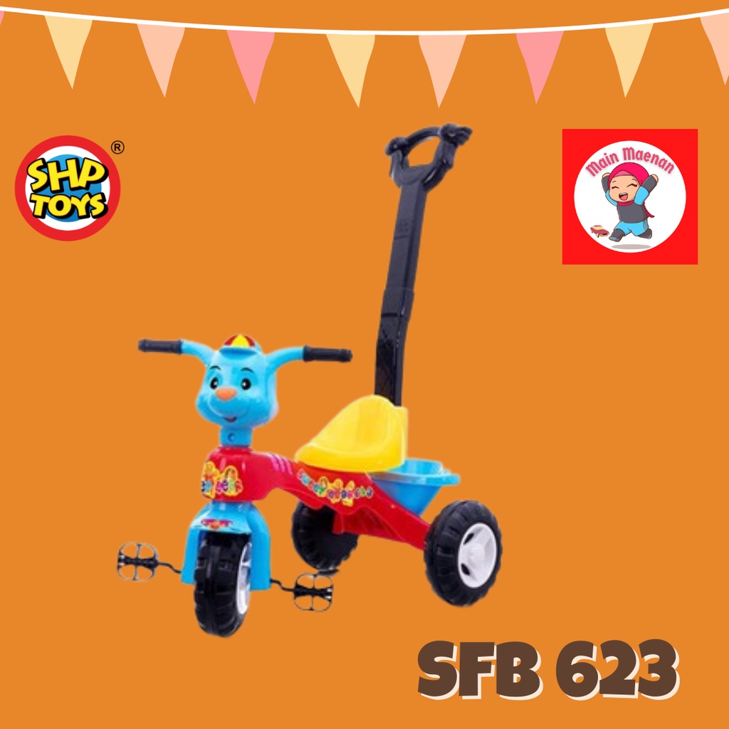 Jual Mainan Anak Sepeda Roda Tiga Plastik SHP Tricycle SFB 613 Maenan ...