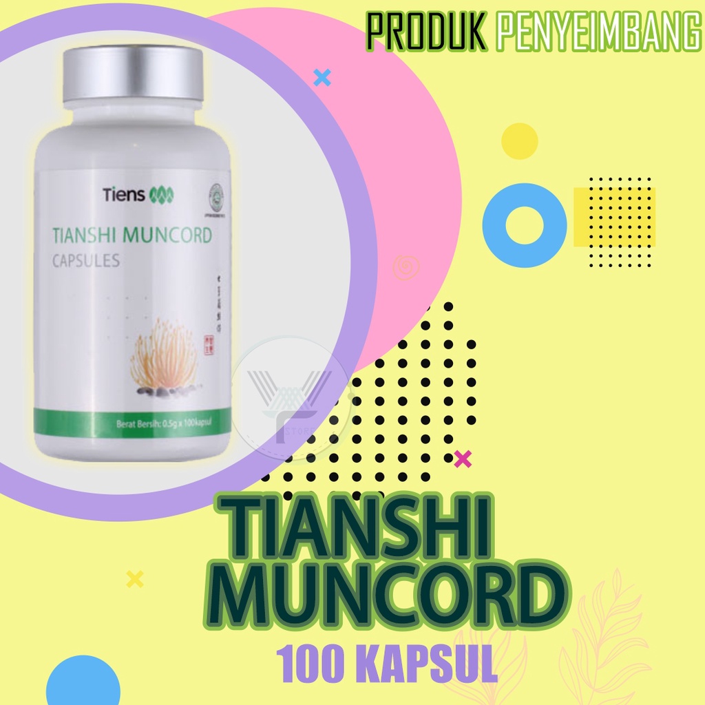 Jual MUNCORD 100 CAPSULE TIENS Original Cordyceps Tianshi||pencegah ...