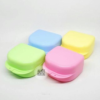 Jual Denture box besar kotak retainer behel dengan lubang tempat gigi ...