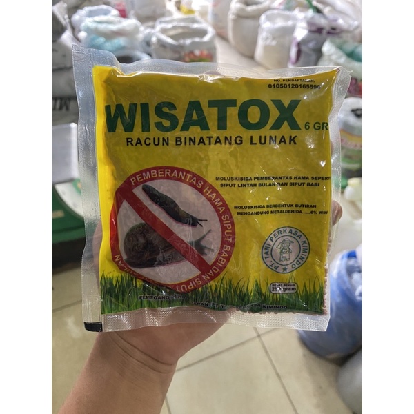 Jual pemberantas hama siput/keong Wisatox 6GR isi 250gram | Shopee ...