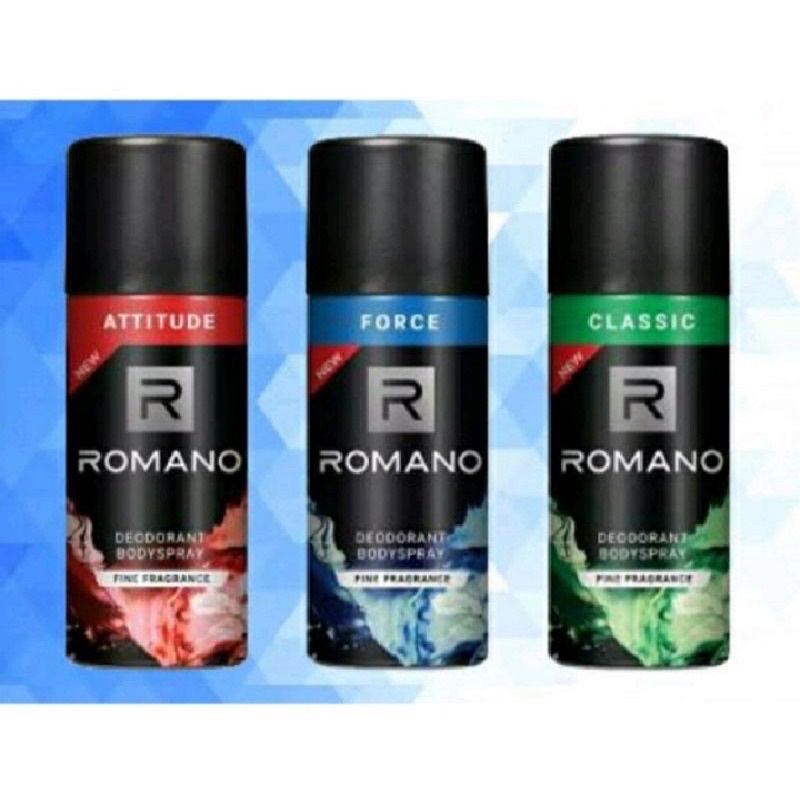 Jual Romano Deodorant Body Spray 150ml | Shopee Indonesia