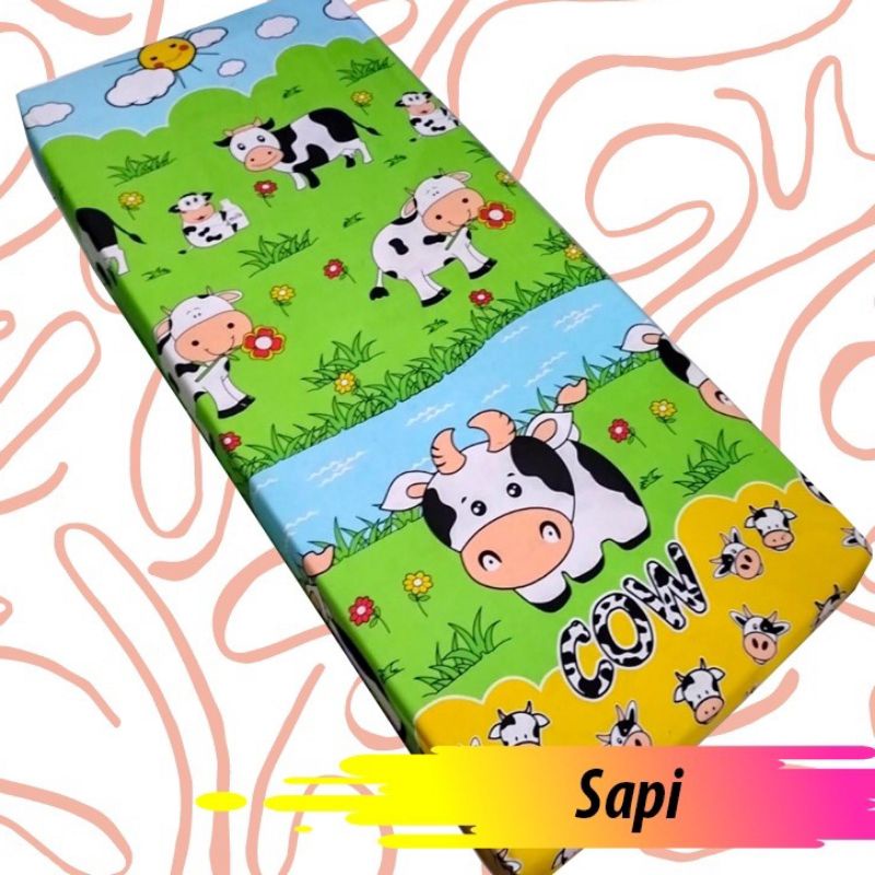 Jual SPREI KATUN KARET PREMIUM UKURAN 90 100 120 SMALL SINGLE SAJA SET ...