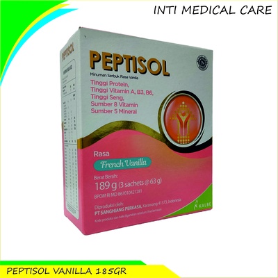 Jual PEPTISOL VANILA 185 GRAM | Shopee Indonesia
