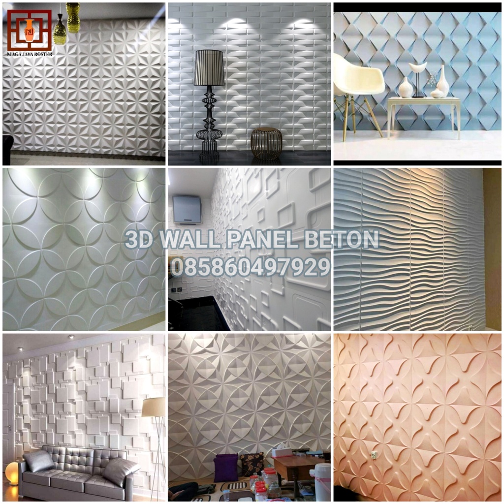 Jual 3D wallpanel, Wall panel Beton, wallpaper beton, panell beton, Ornamen Wallpanel, Exterior ...
