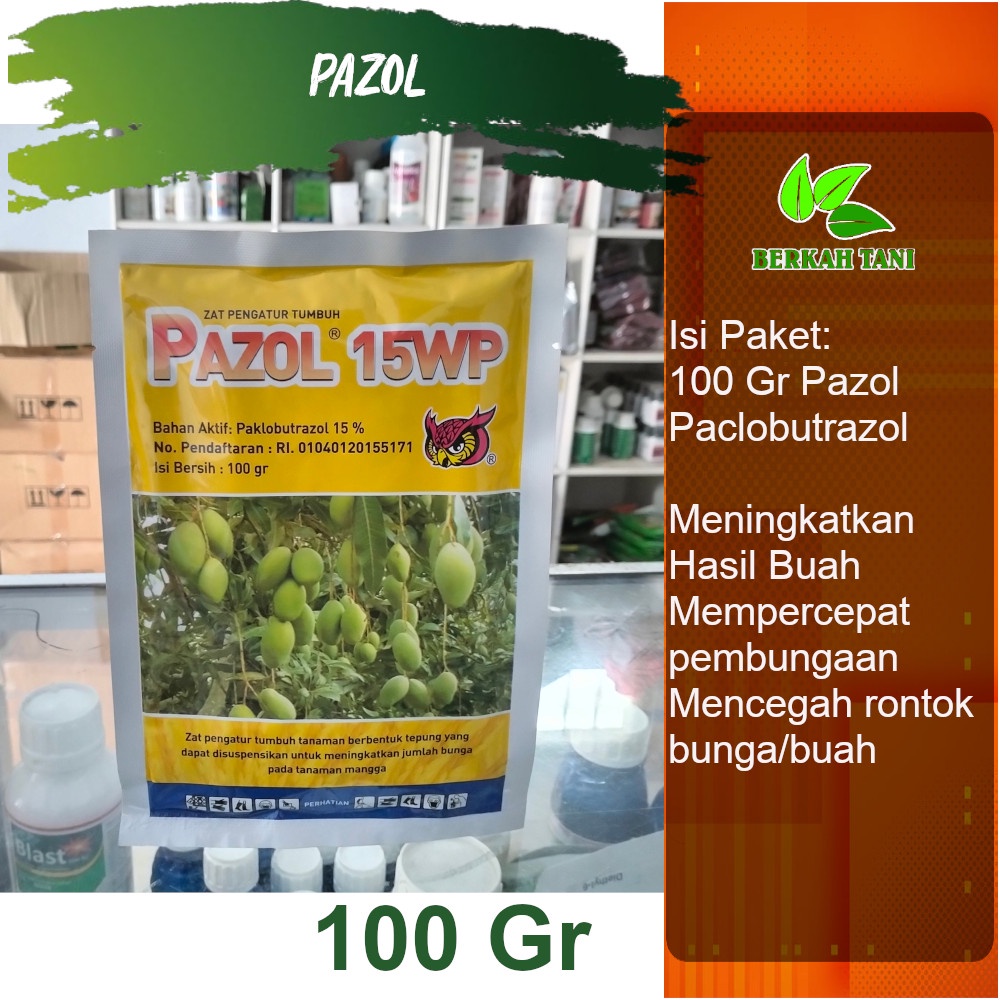 Jual Pazol 100 Gram Paclo Paclobutrazol ZPT Pembuahan | Shopee Indonesia