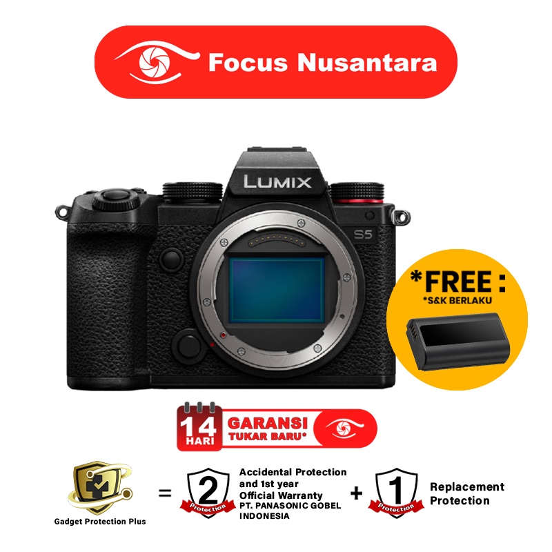 Jual PANASONIC Lumix DC-S5 Body Only | Shopee Indonesia