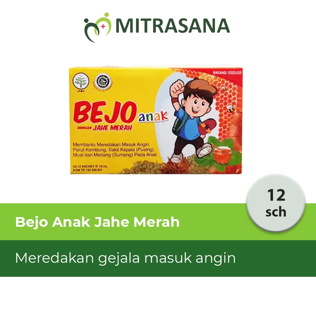 Jual Bejo Anak Jahe Merah - 12 Sachet - Membantu Meredakan Gejala Masuk Angin | Shopee Indonesia