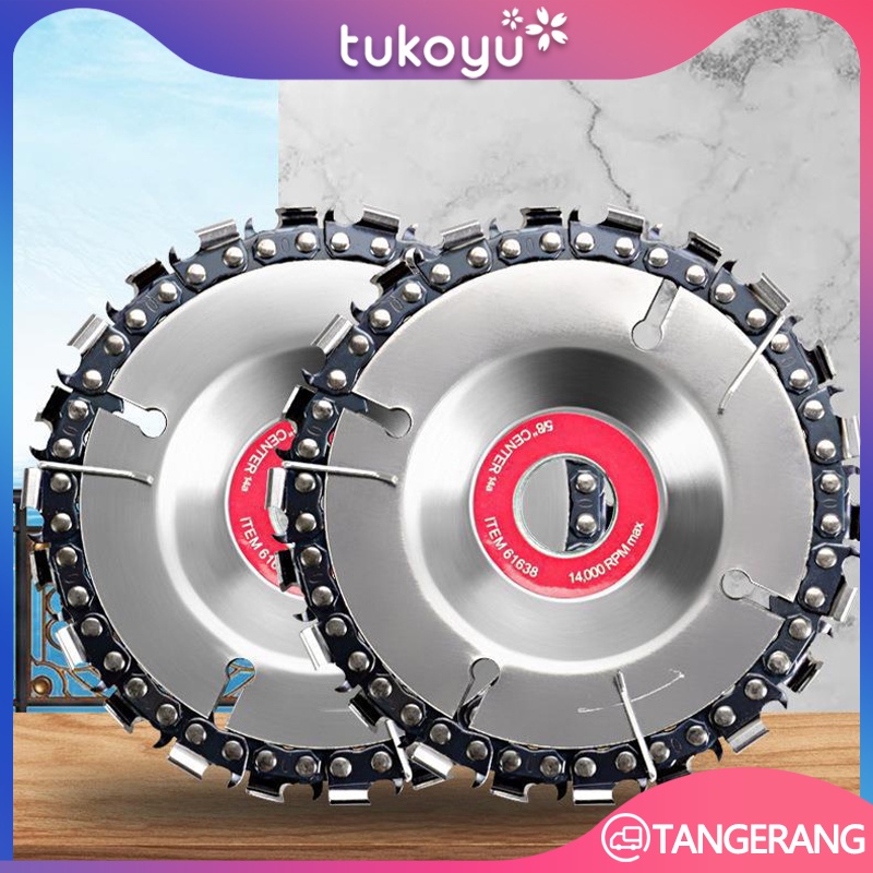 Jual Wood Carving Disc/Woodworking Chain Grinder Saws/Mata Gergaji ...