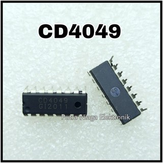 Jual ic CD4049BE Dip 16 pin CD4049 / TC4049 / HEF4049 / HCF4049 ...