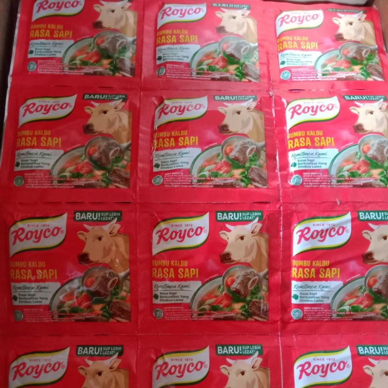 Jual Royco rasa ayam dan Royco rasa sapi 1 lembar/3 renteng | Shopee ...