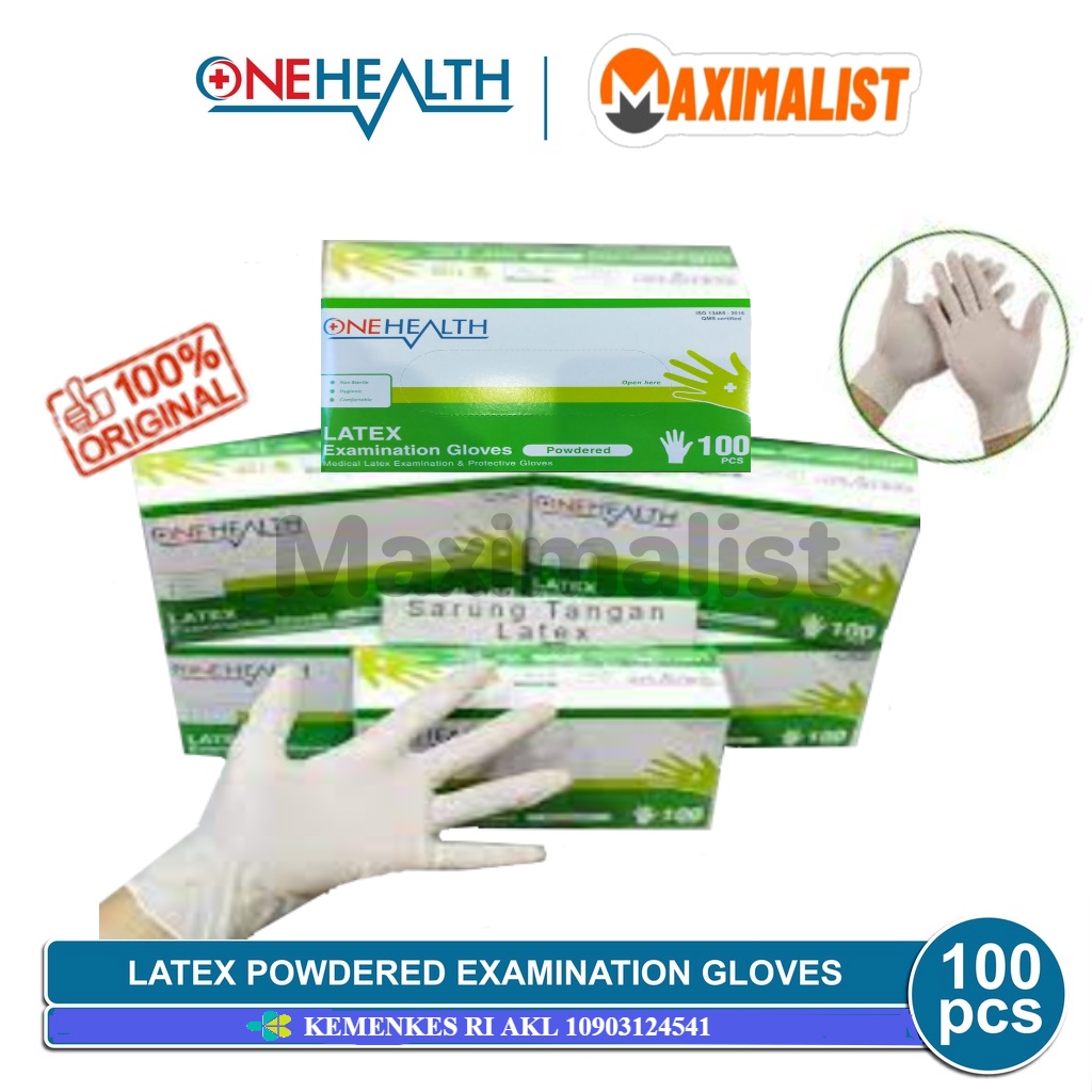 Jual Sarung Tangan Latex Powder ONEHEALTH - LATEX EXAMINATION GLOVES ... Jual Sarung Tangan Latex Powder ONEHEALTH - LATEX EXAMINATION GLOVES ...