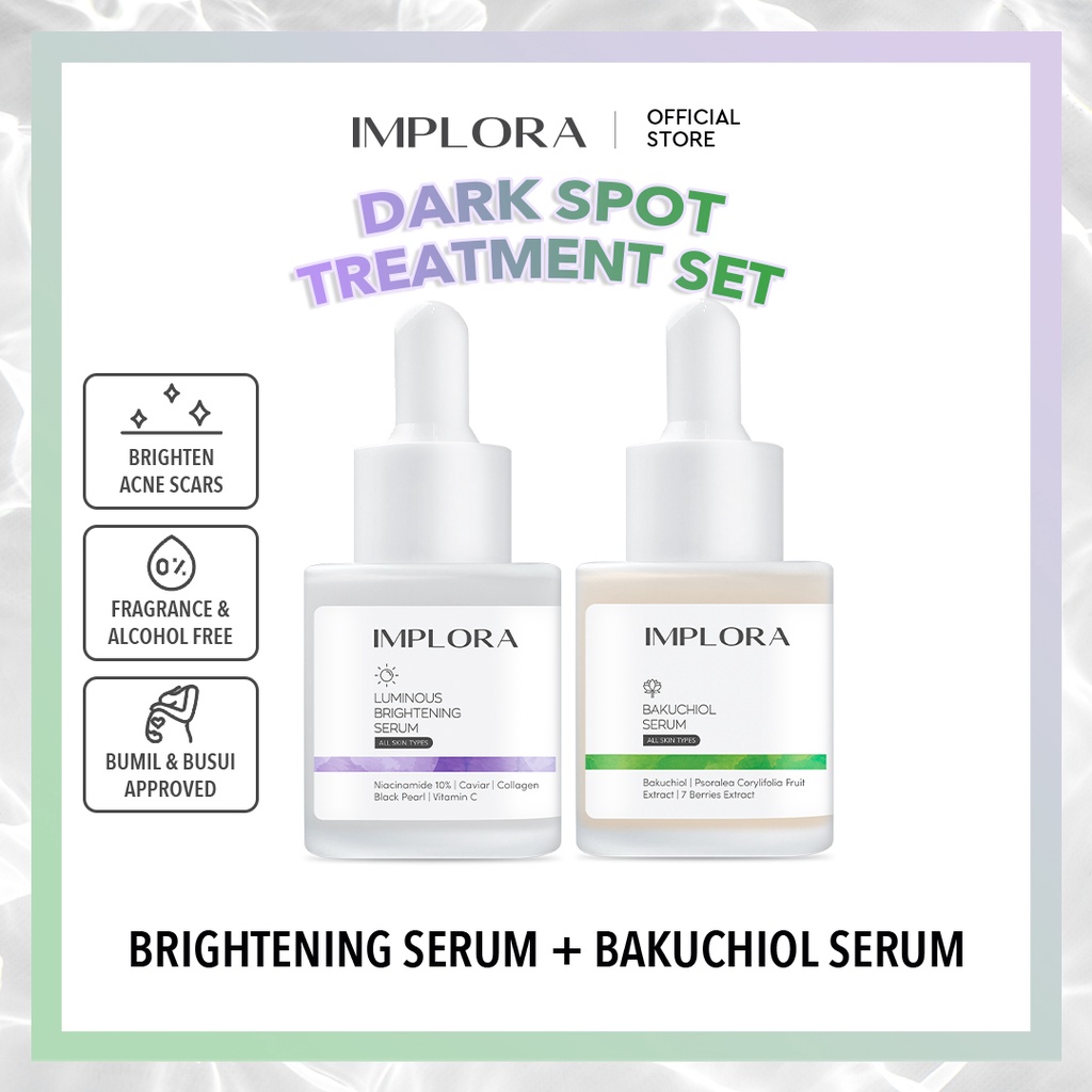 Jual Implora Face Serum Dark Spot Treatment Set | Shopee Indonesia