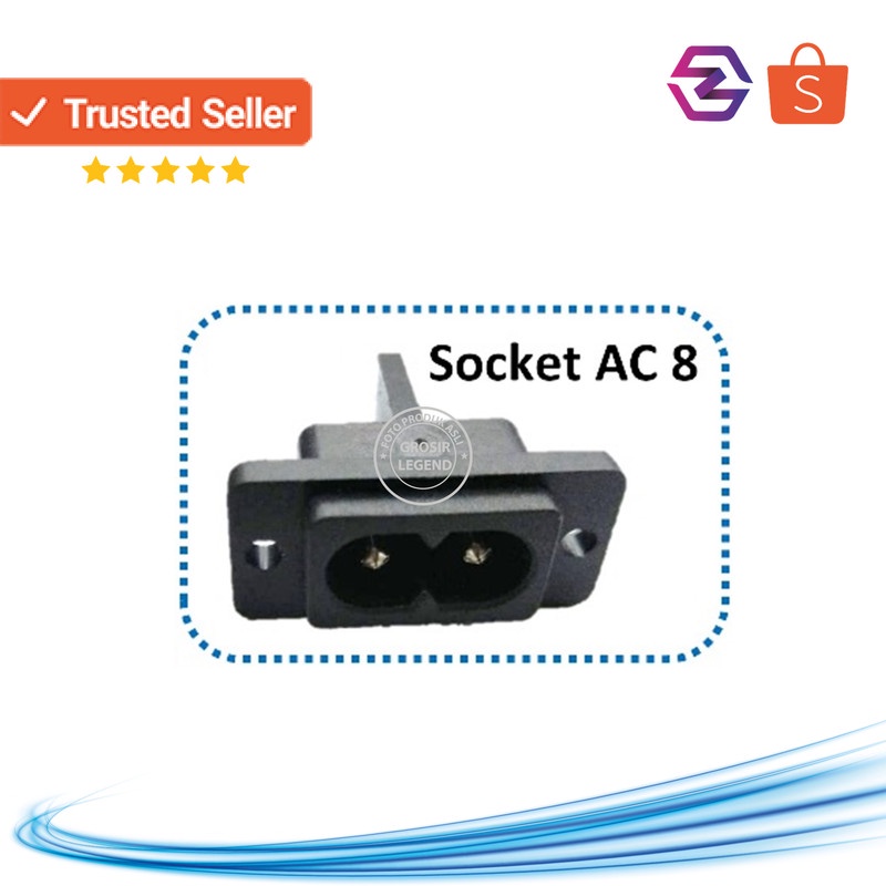 Jual Socket soket AC body angka 8 | Shopee Indonesia
