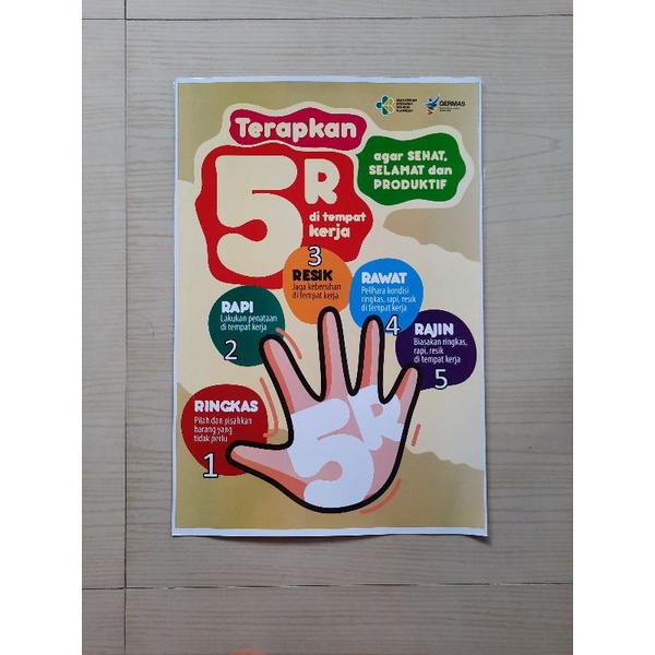 Jual Poster Terapkan 5R di Tempat Kerja | Shopee Indonesia