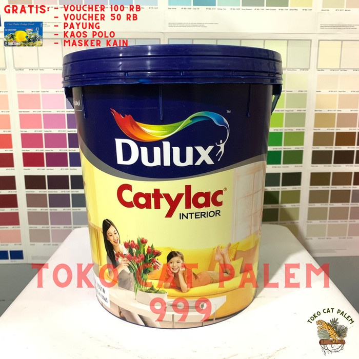 Jual Cat Tembok Interior Dulux Catylac Putih 1501 / Warna 5Kg galon ...