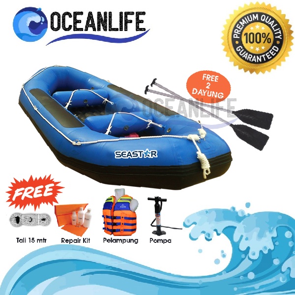 Jual SEASTAR - Perahu Karet Rafting Boat Arung Jeram 6-12 Orang ...