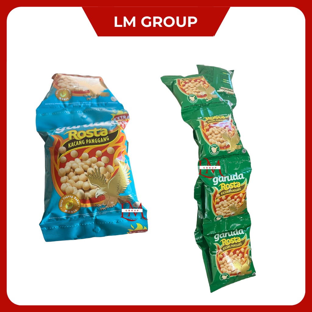 Jual Kacang Garuda Rosta 2000 1 Renceng Isi 10 pcs @20g | Shopee Indonesia