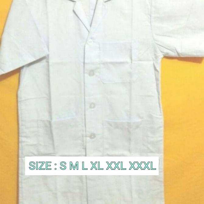 Jual Jas Laboratorium Lengan Pendek Baju Laboratorium Seragam Medis Jas ...