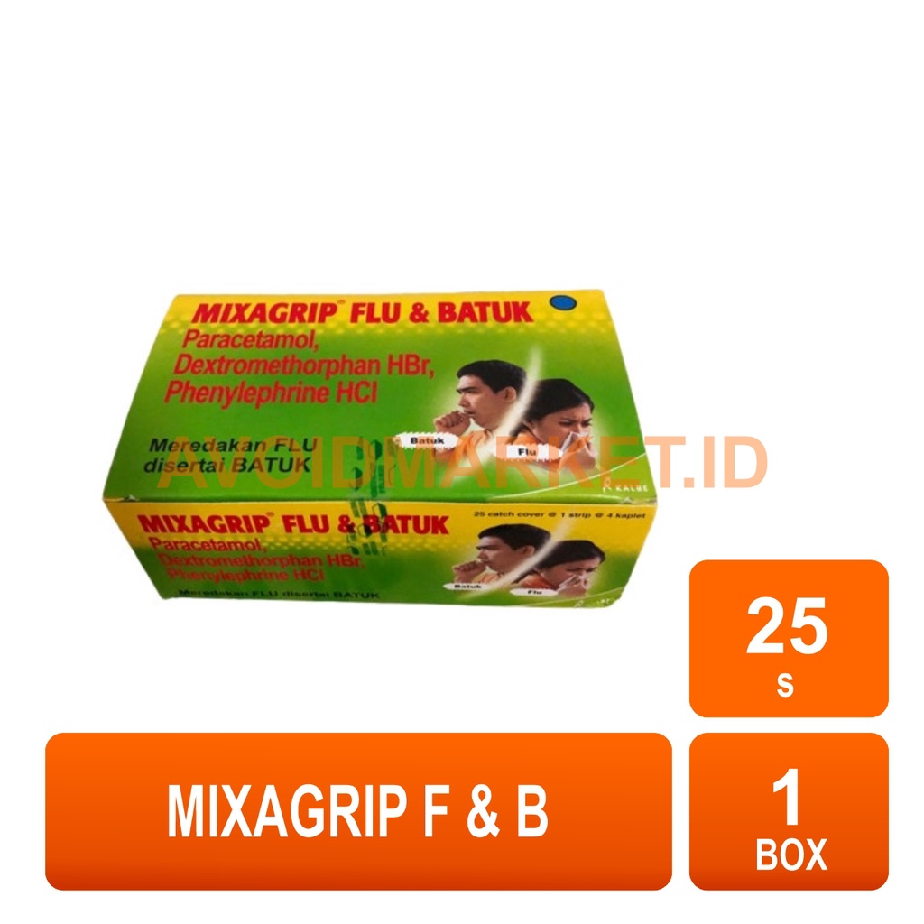 Jual MIXAGRIP F&B 25s ( 1 Box ) | Shopee Indonesia