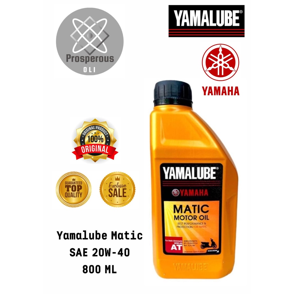 Jual Oli Yamalube Matic 800ml ( 20W-40 ) Kemasan Baru / Oli Matic / Oli ...