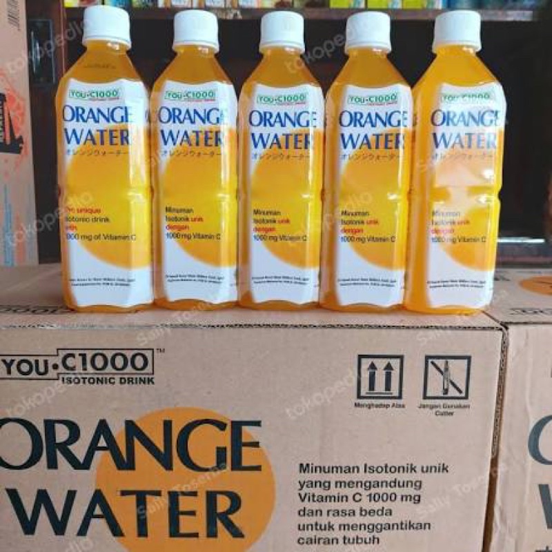 Jual You C 1000 / You C1000 Water Orange UC 1000 500ml 1 Dus | Shopee Indonesia