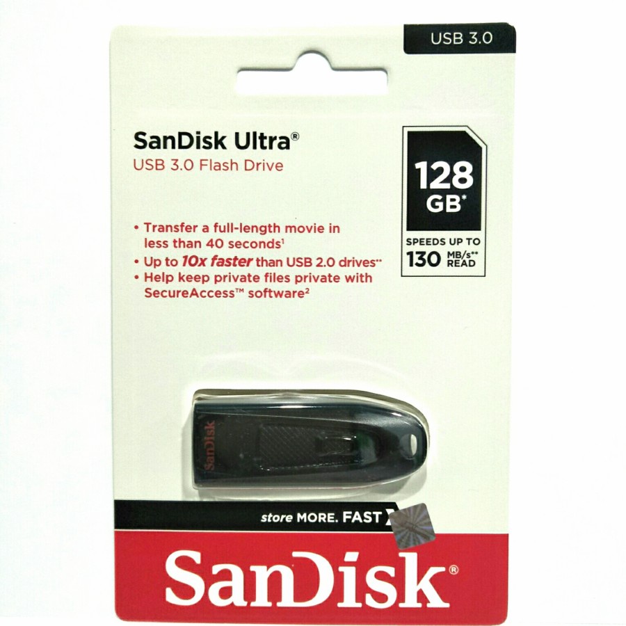 Jual FLASHDISK 128GB Sandisk ULTRA 128GB CZ48 USB 3.0 FLASH DISK ULTRA ...