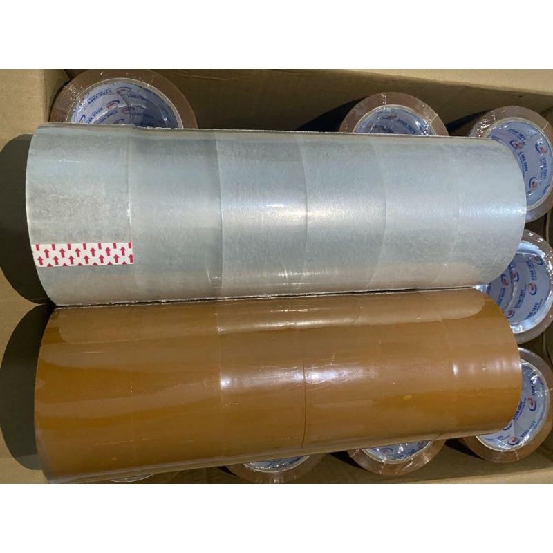 Jual LAKBAN BENING BESAR ISOLASI PLAKBAN BENING 100yard | Shopee Indonesia