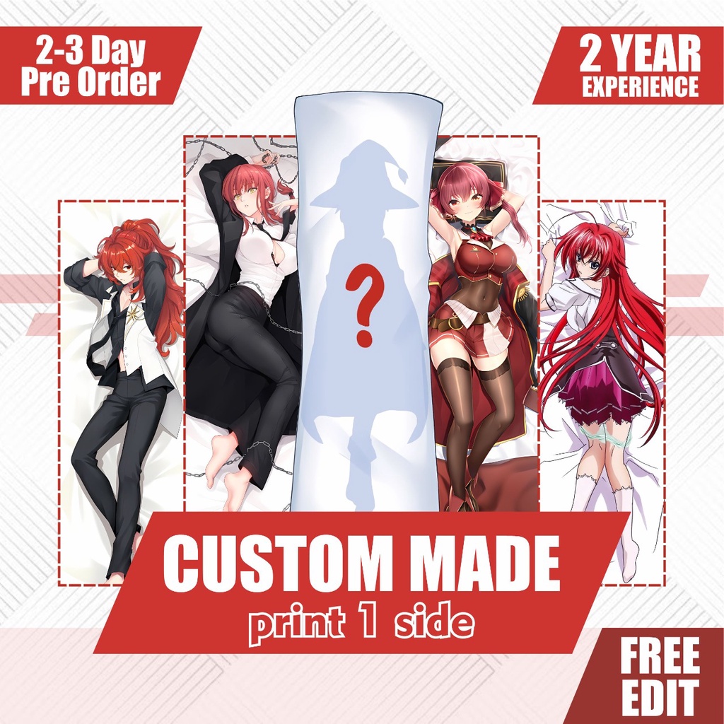 Jual Dakimakura Custom Waifuhusbando Anime Cover Only Shopee Indonesia 