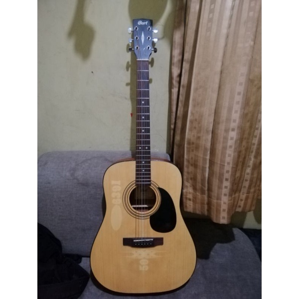 Jual Gitar Akustik Cort AD810 OP Second Original Mulus | Shopee Indonesia