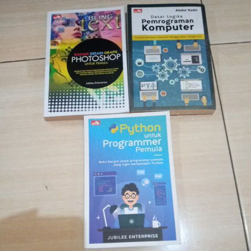 Jual BUKU KOMPUTER PEMROGRAMAN PYTHON PHOTOSHOP ORIGINAL | Shopee Indonesia
