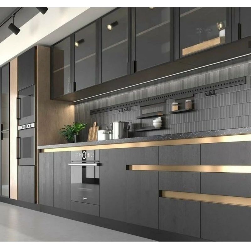 Jual kitchen set lemari partisi dapur interior house home branding ...