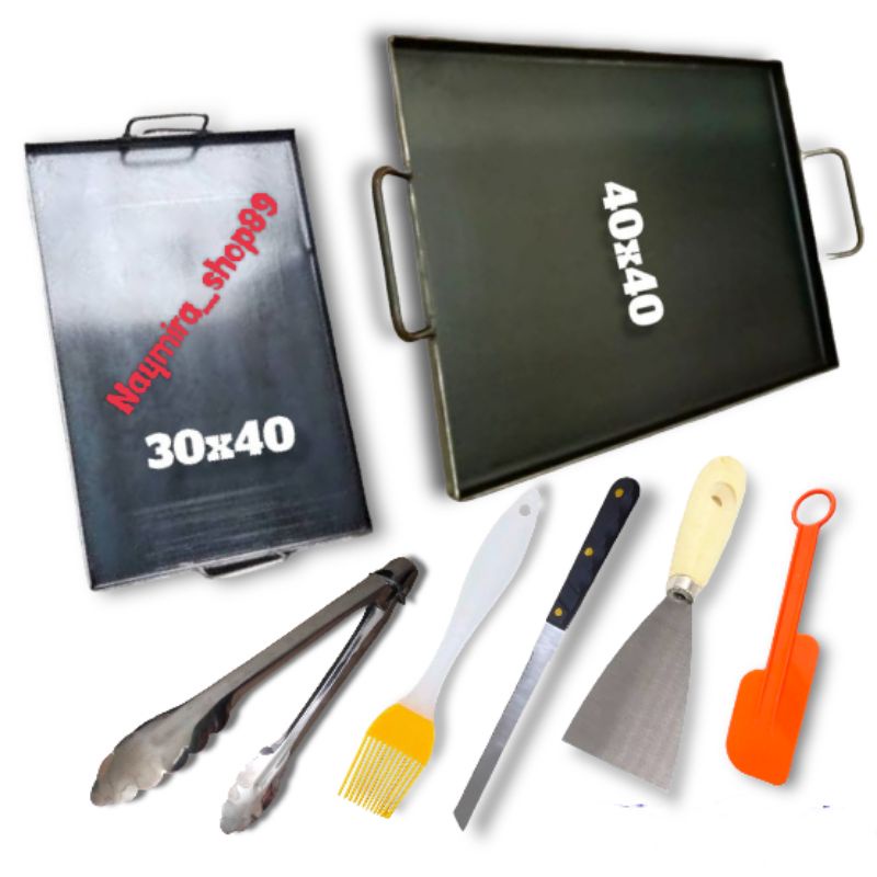 Jual PAKET KOMPLIT/WAJAN KEBAB/WAJAN ROTI BAKAR/WAJAN BAJA HITAM FULL ...