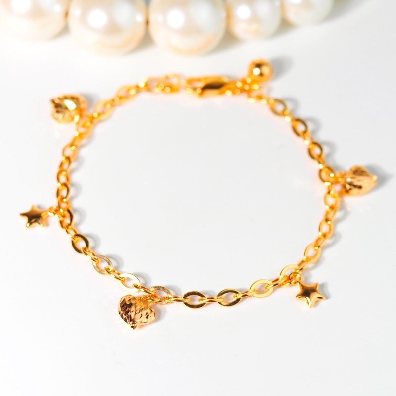 Jual Gelang Emas Siem Mainan Waru Cukitan Bintang Polos- Toko Emas ...